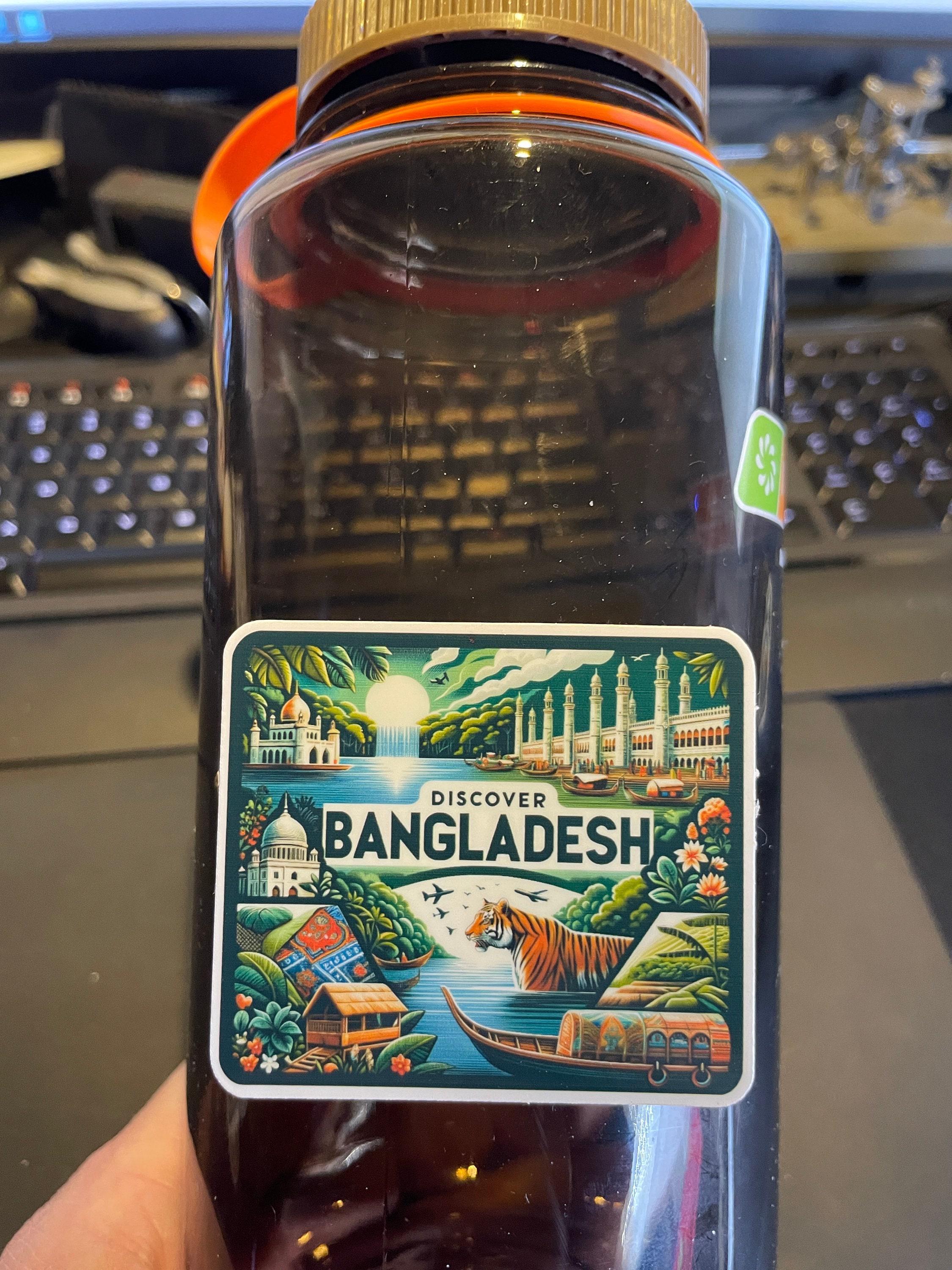 Bangladesh , Stickers, Weatherproof Sticker, Travel Journal, Suitcase ...