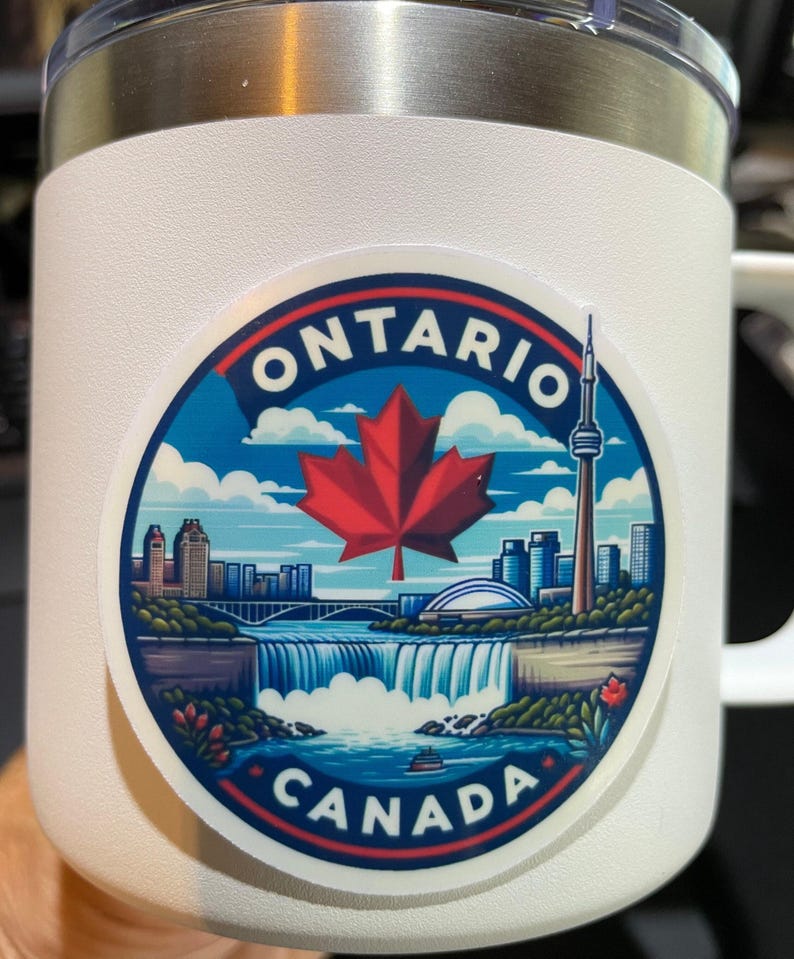 Ontario, Canada, Stickers, Weatherproof Sticker, Travel Journal ...