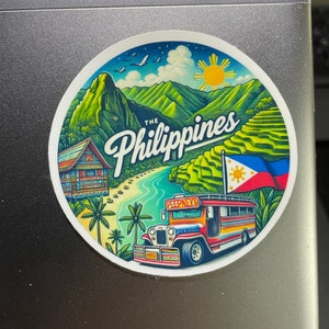 Philippines, Stickers, Weatherproof Sticker, Travel Journal, Suitcase ...