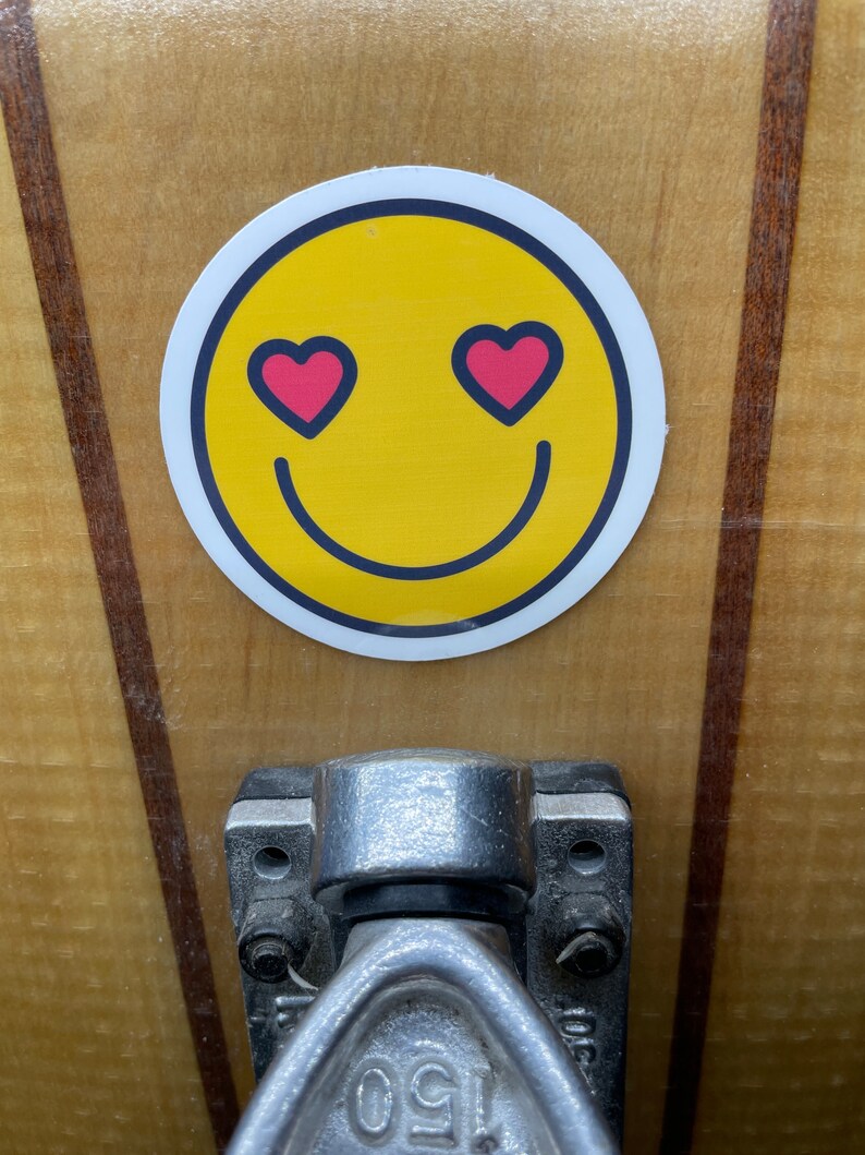 Emoji Emoji Sticker in Love Love Emoji Sticker Waterproof Sticker in ...