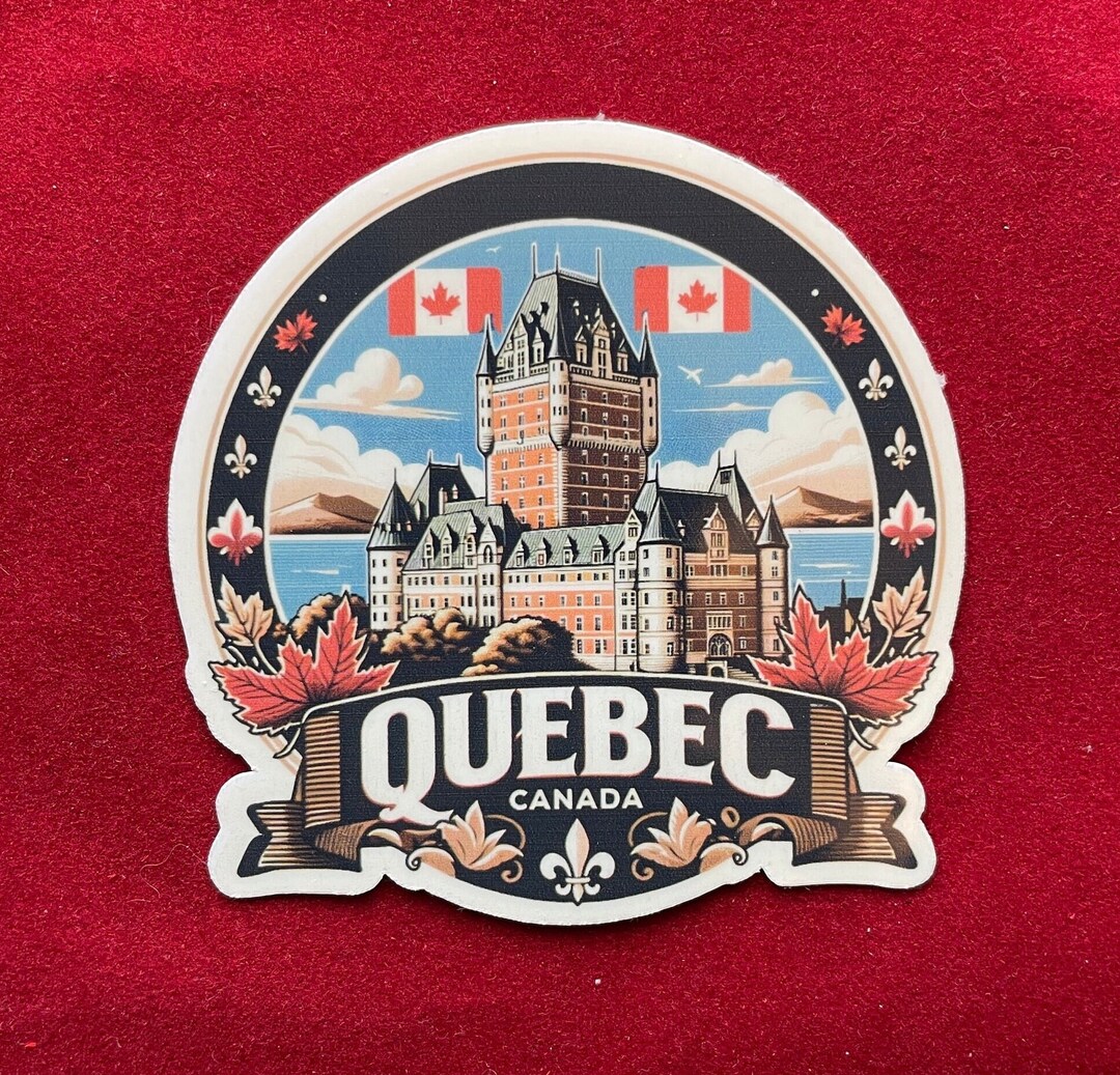 Quebec, Stickers, Travel Journal, Weatherproof Sticker, Boarding Pass ...