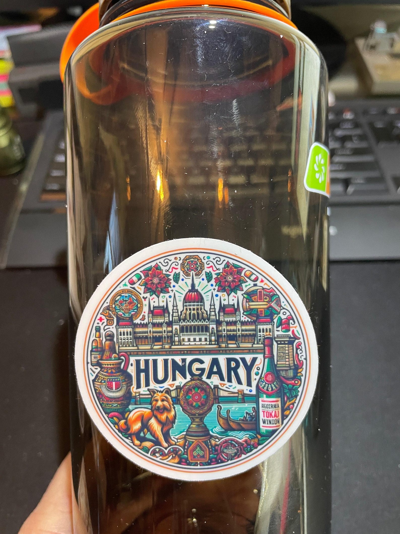 Hungary, Stickers, Weatherproof Sticker, Travel Journal, Suitcase ...