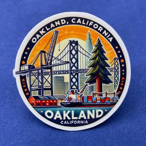 Oakland ,california, Stickers, Weatherproof Sticker, Travel Journal ...