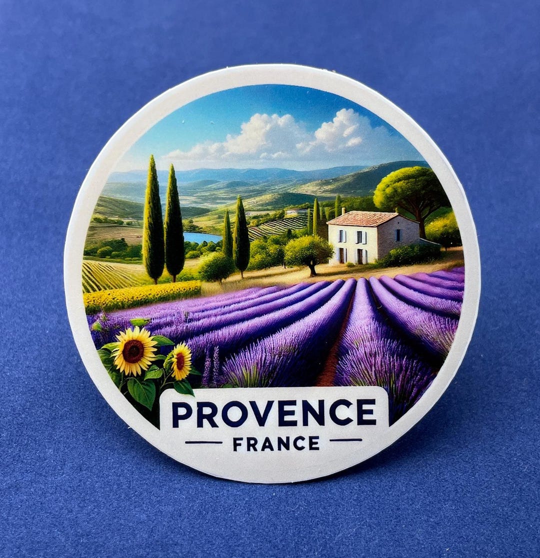 Provence, France, Stickers, Weatherproof Sticker, Travel Journal ...