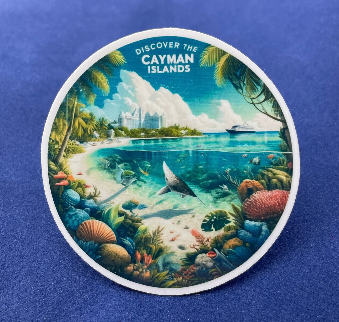 Cayman Islands, Stickers, Weatherproof Sticker, Travel Journal ...