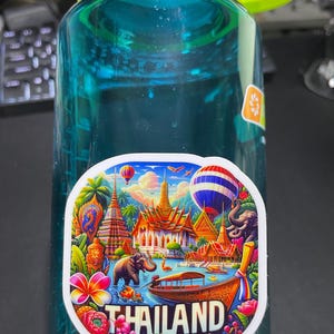 Thailand | Thailand Travel | Waterproof Sticker | Travel Sticker | Suitcase Sticker | Thailand ...