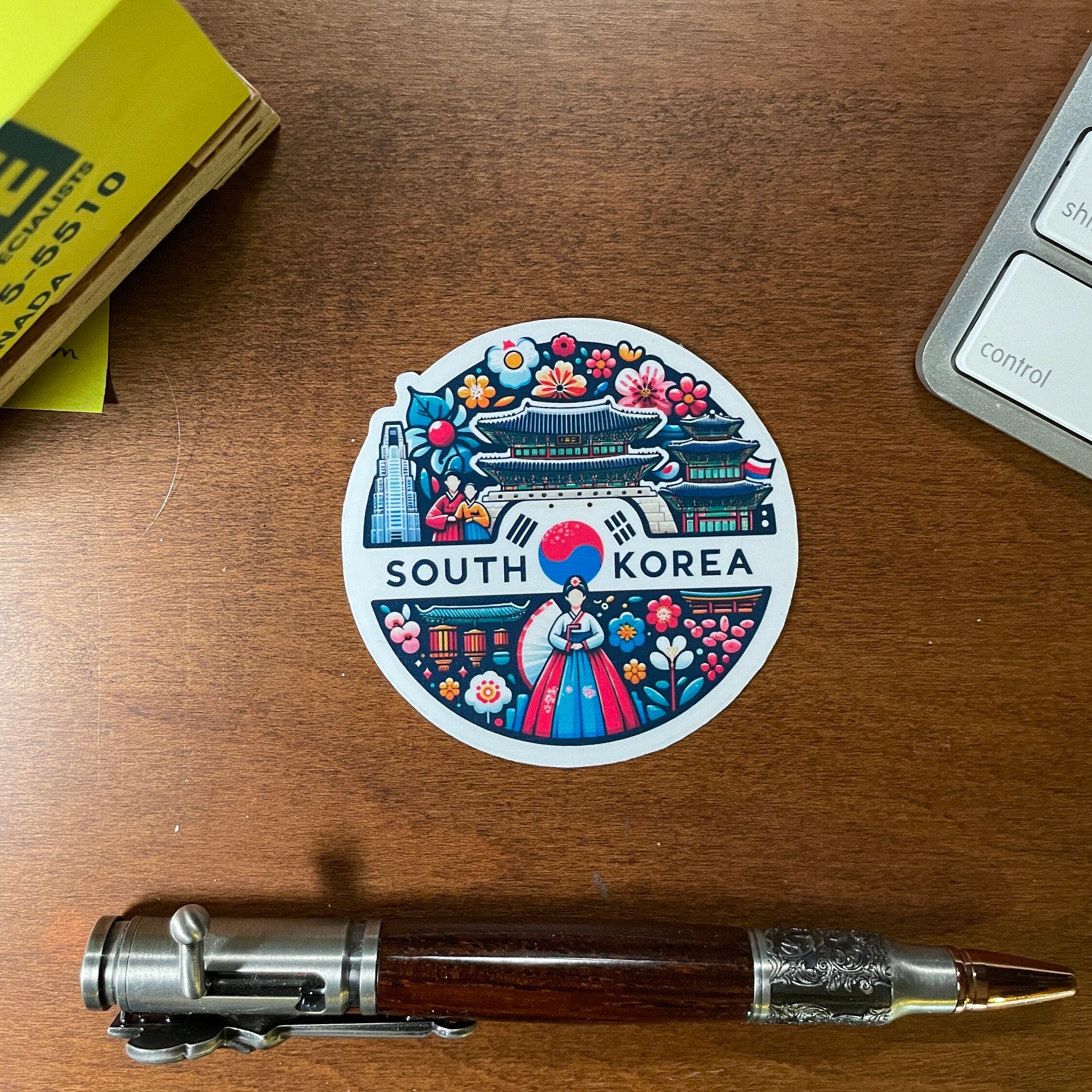 South Korea, Stickers, Weatherproof Sticker, Travel Journal, Suitcase ...