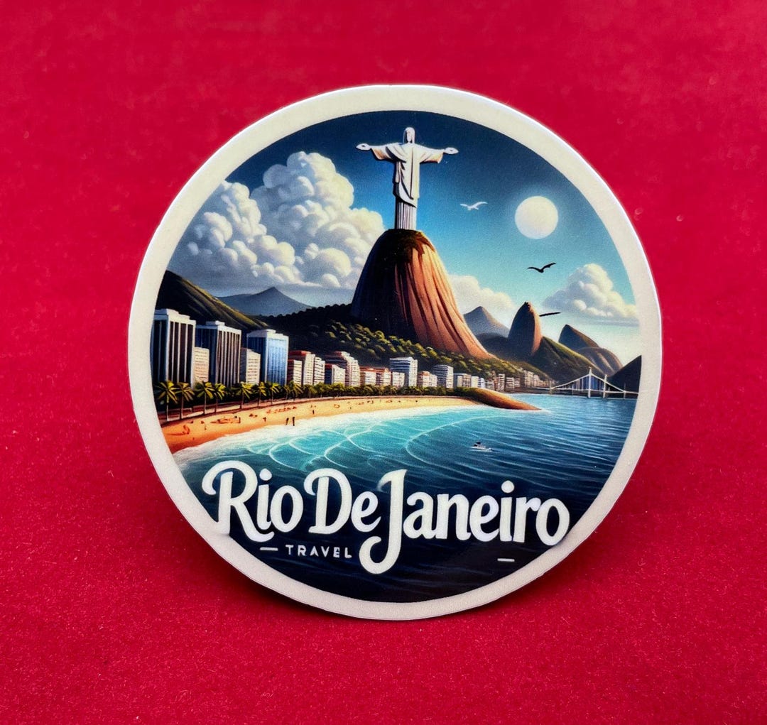 Rio De Janeiro, Stickers, Weatherproof Sticker, Travel Journal ...