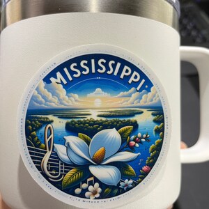 Mississippi, Stickers, Weatherproof Sticker, Travel Journal, Suitcase ...