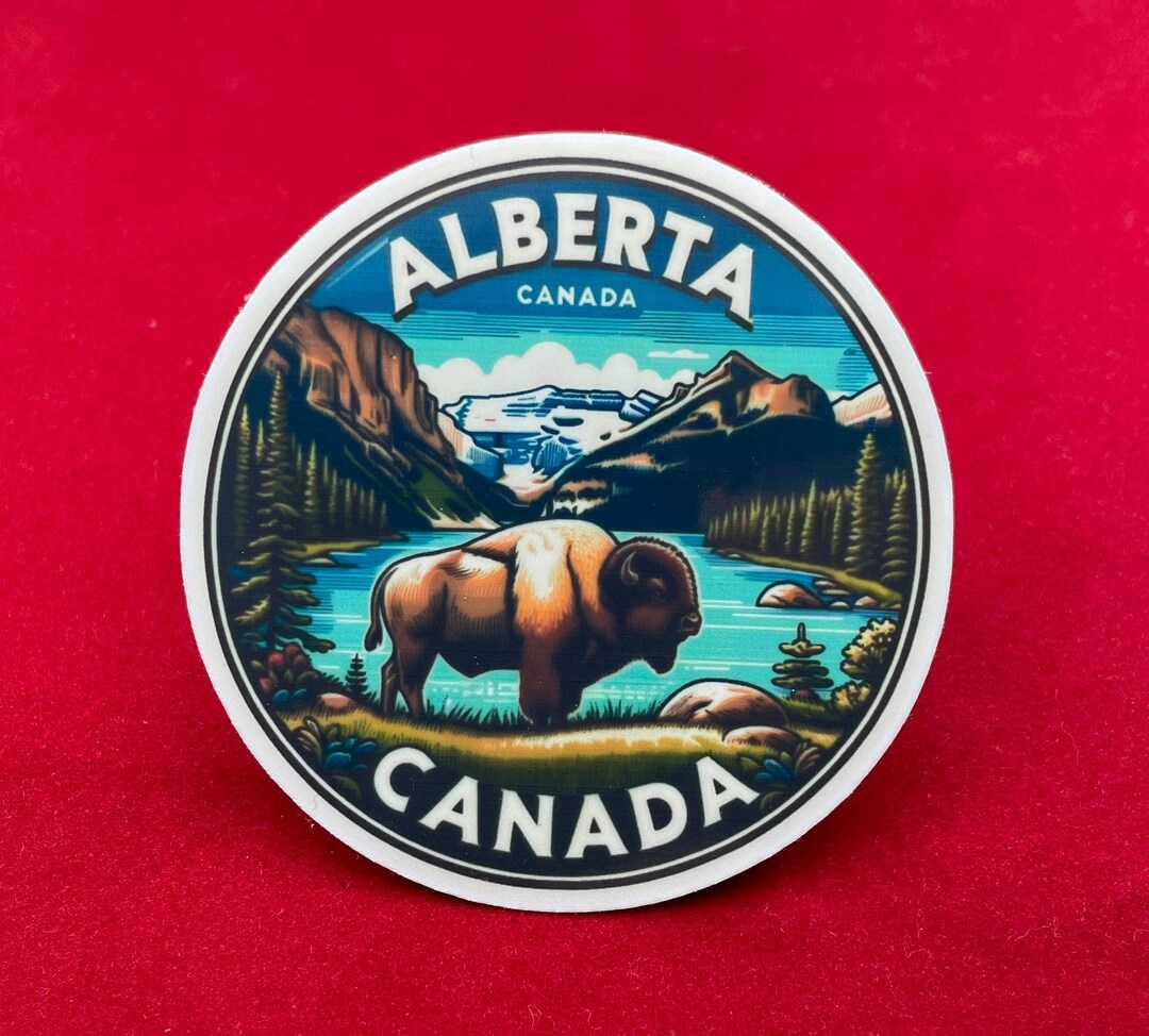 Alberta, Canada, Stickers, Weatherproof Sticker, Travel Journal ...
