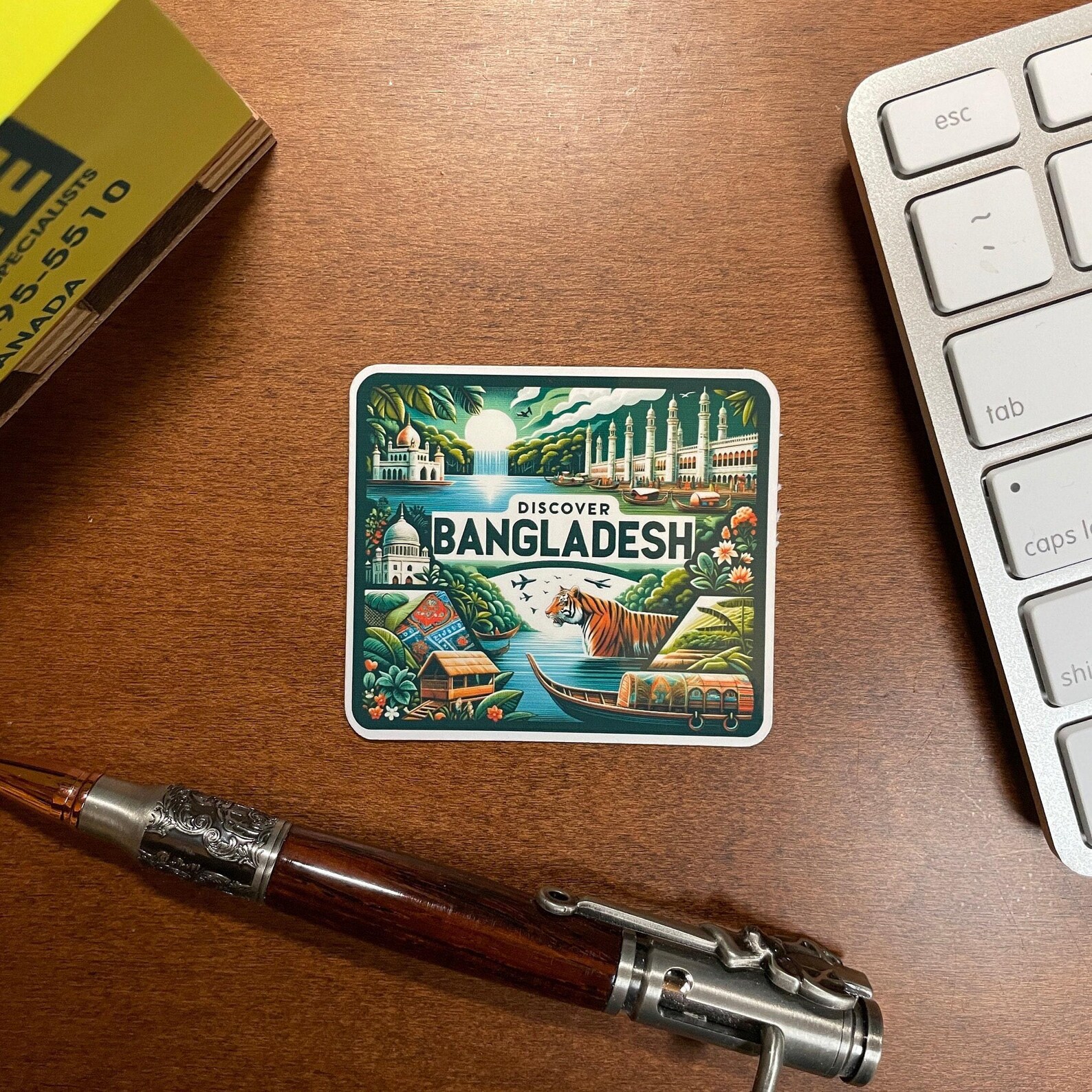 Bangladesh , Stickers, Weatherproof Sticker, Travel Journal, Suitcase ...