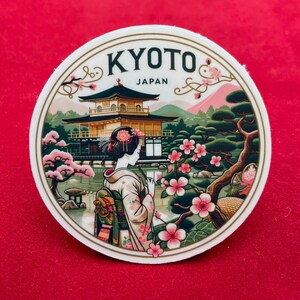 Kyoto, Stickers, Kyoto, Japan, Weatherproof Sticker, Travel Journal ...