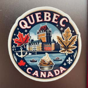 Quebec, Stickers, Travel Journal, Weatherproof Sticker, Boarding Pass ...