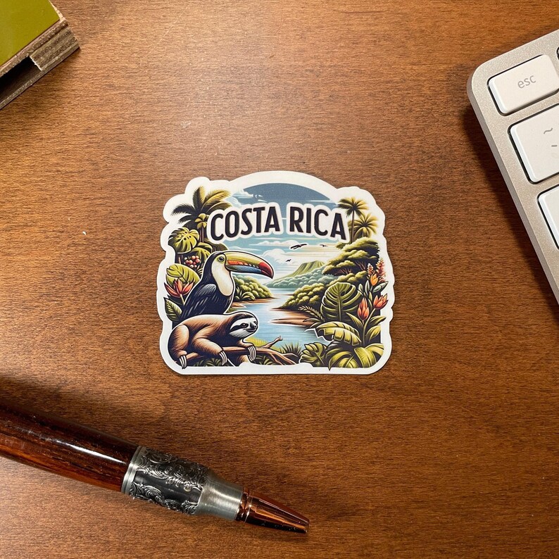 Costa Rica | Costa Rica Travel | Travel Decal | Waterproof Sticker ...