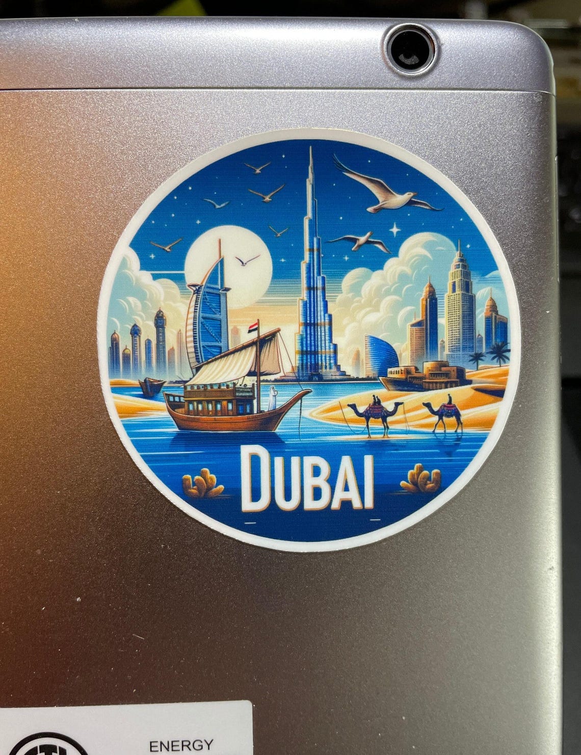 Dubai, Stickers, Weatherproof Sticker, Travel Journal, Suitcase Sticker ...