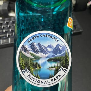 North Cascades, National Park, Stickers, Weatherproof Sticker, Travel ...