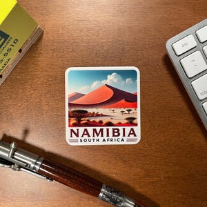 Namibia, South Africa, Weatherproof Sticker, Travel Journal, Suitcase ...