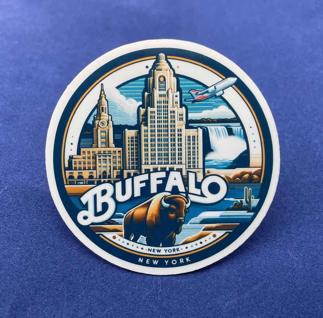 Buffalo, Stickers, Weatherproof Sticker, Travel Journal, Suitcase ...