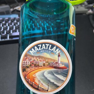Mazatlan, Mexico, Stickers, Weatherproof Sticker, Travel Journal ...