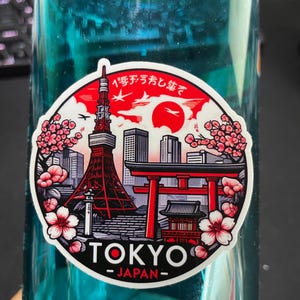 Tokyo, Stickers, Weatherproof Sticker, Travel Journal, Suitcase Sticker ...