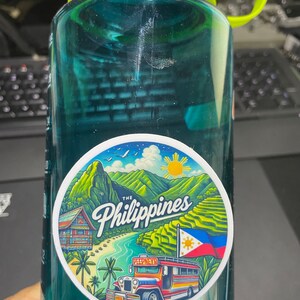 Philippines, Stickers, Weatherproof Sticker, Travel Journal, Suitcase ...