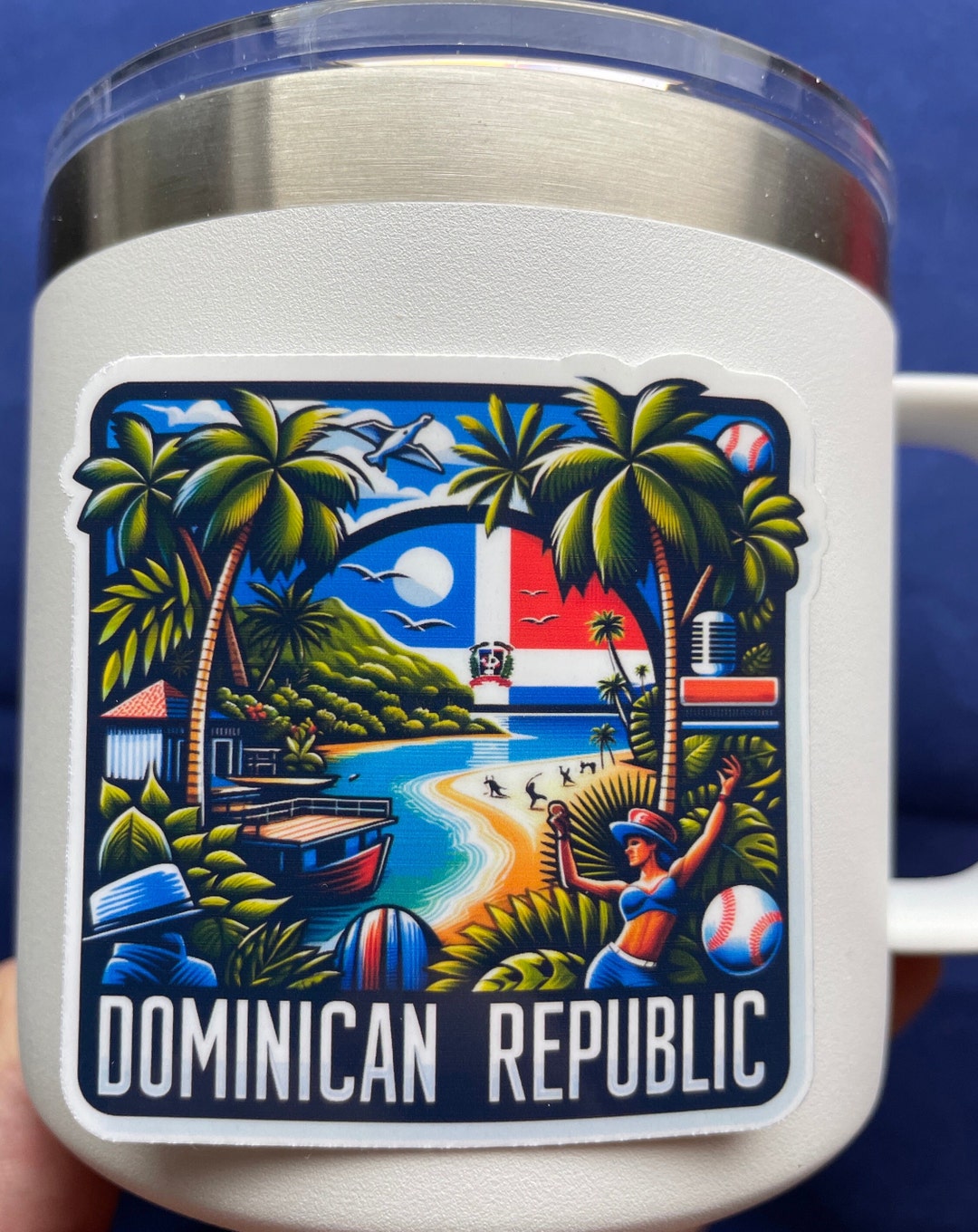 Dominican Republic | Dominican Republic Sticker| | Waterproof Sticker ...
