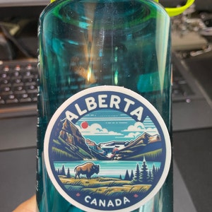 Alberta, Canada, Stickers, Weatherproof Sticker, Travel Journal ...