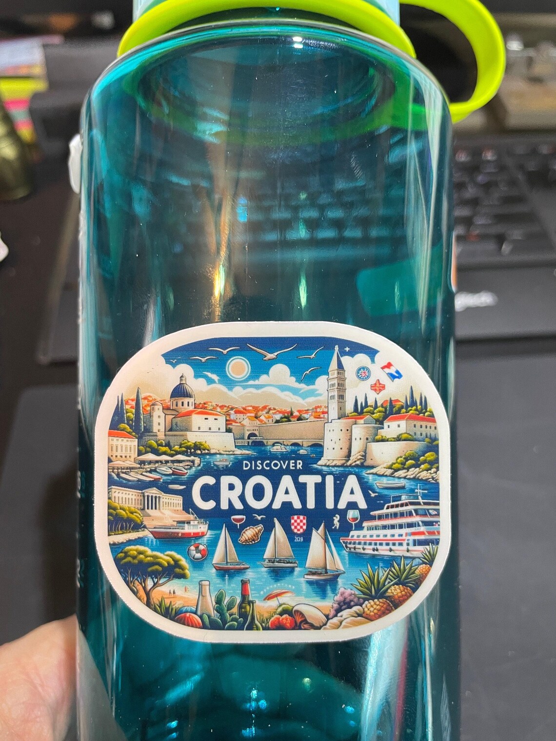 Croatia, Stickers, Weatherproof Sticker, Travel Journal, Suitcase ...
