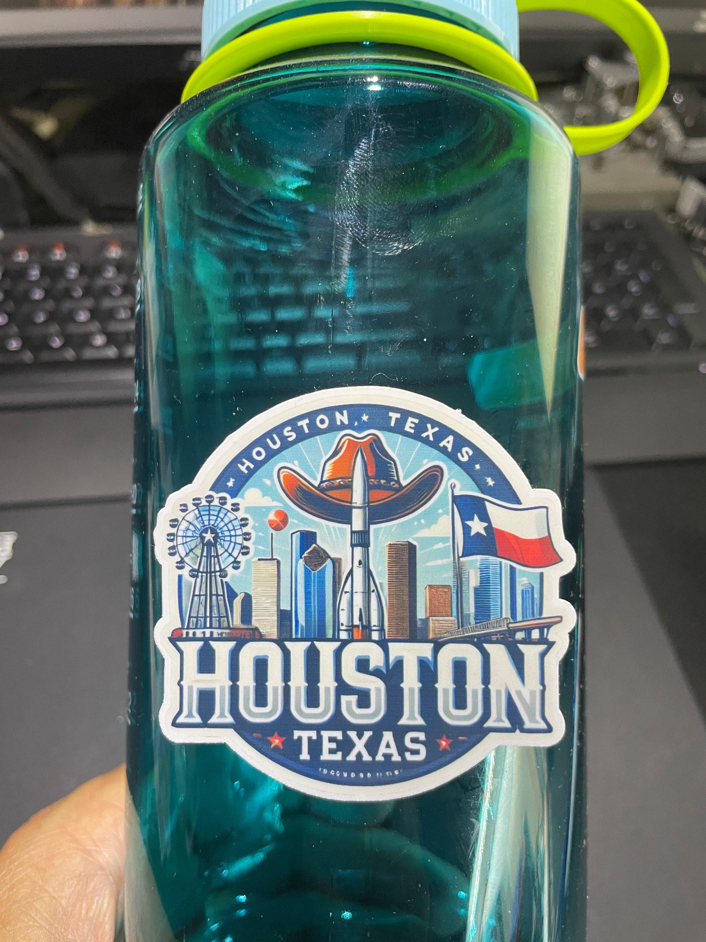 Houston, Texas, Stickers, Weatherproof Sticker, Travel Journal ...