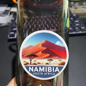 Namibia, South Africa, Weatherproof Sticker, Travel Journal, Suitcase ...
