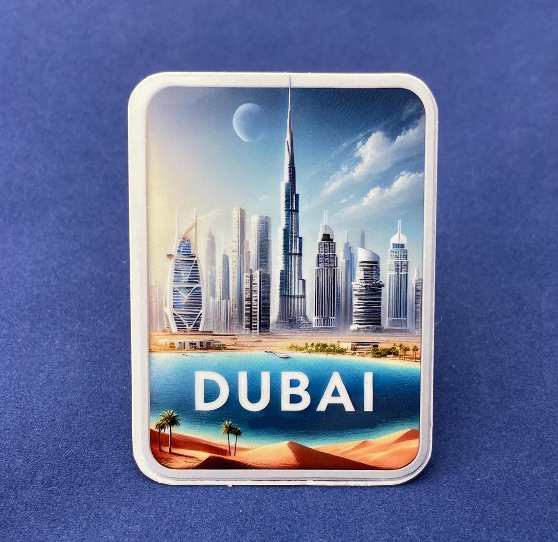 Dubai, Stickers, Weatherproof Sticker, Travel Journal, Suitcase Sticker ...