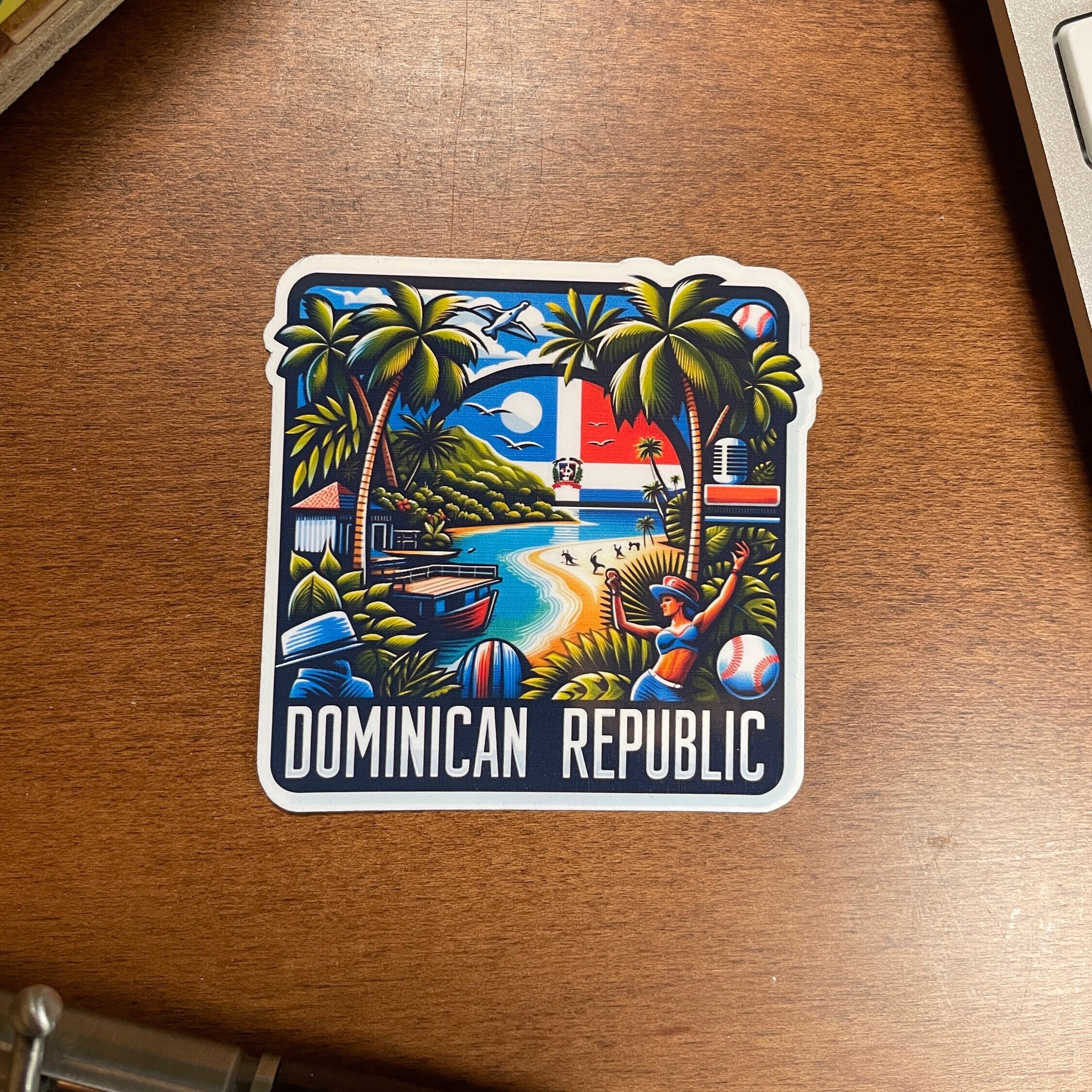 Dominican Republic Dominican Republic Sticker Waterproof Sticker Travel ...