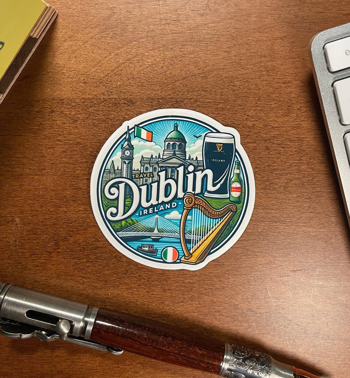 Dublin, Ireland, Stickers, Weatherproof Sticker, Travel Journal ...