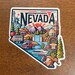 Nevada, Stickers, Weatherproof Sticker, Travel Journal, Suitcase ...