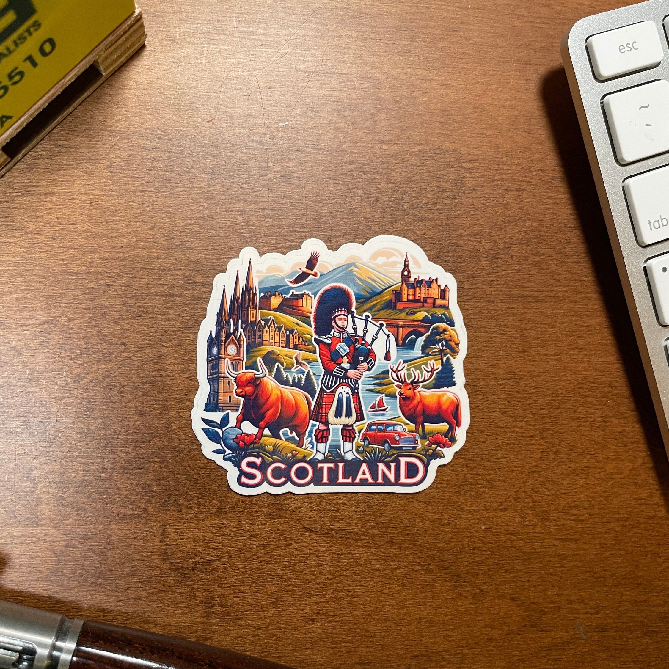 Scotland Scotland Travel Scotland Sticker Waterproof Sticker Travel ...