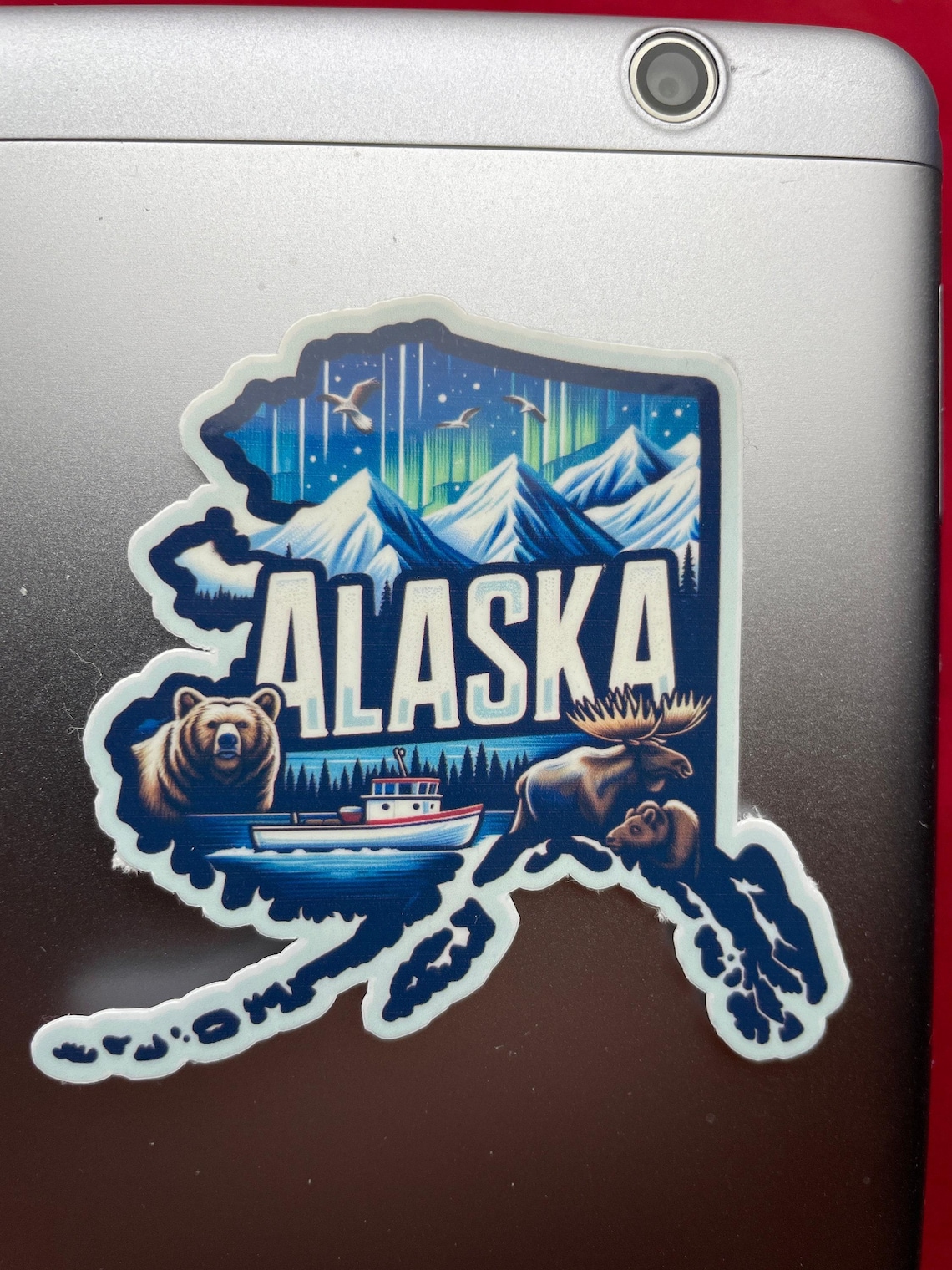 Alaska | Alaska Travel | Alaska State Sticker| Waterproof Sticker ...