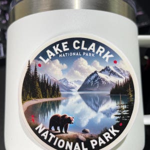 Lake Clark, National Park, Stickers, Weatherproof Sticker, Travel ...