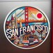 San Francisco San Francisco Travel Waterproof Sticker Travel Sticker ...