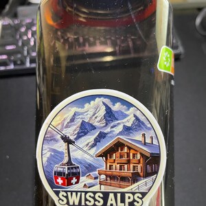 Swiss Alps, Stickers, Weatherproof Sticker, Travel Journal, Suitcase ...