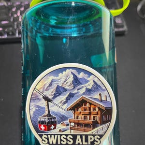 Swiss Alps, Stickers, Weatherproof Sticker, Travel Journal, Suitcase ...