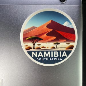 Namibia, South Africa, Weatherproof Sticker, Travel Journal, Suitcase ...