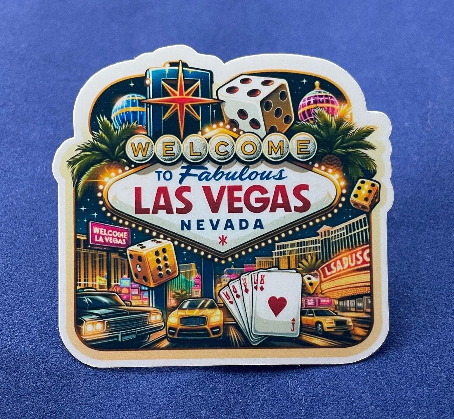 Las Vegas | Lasvegas Travel | Travel Decal | Waterproof Sticker | Las ...