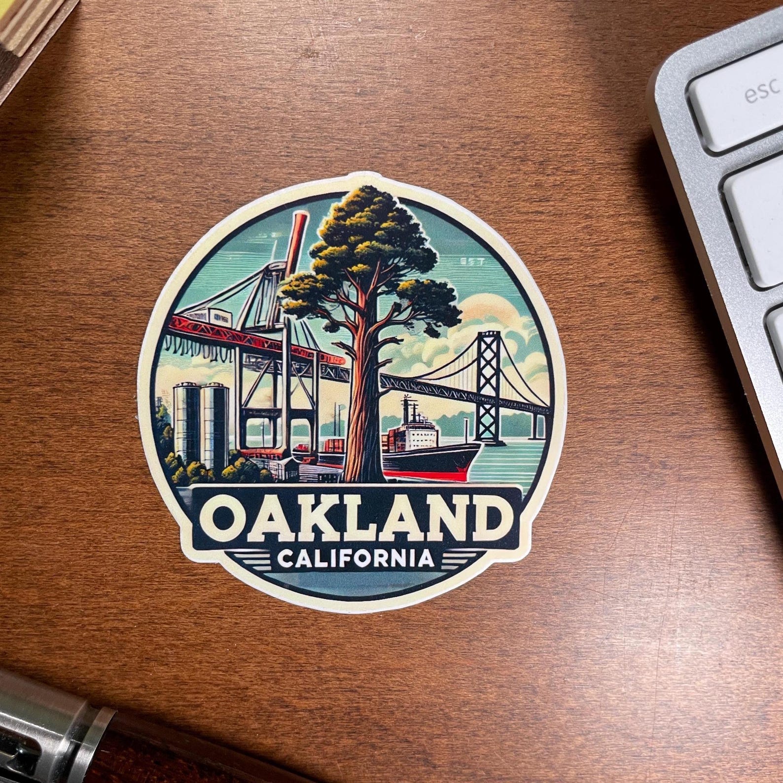 Oakland ,california, Stickers, Weatherproof Sticker, Travel Journal ...