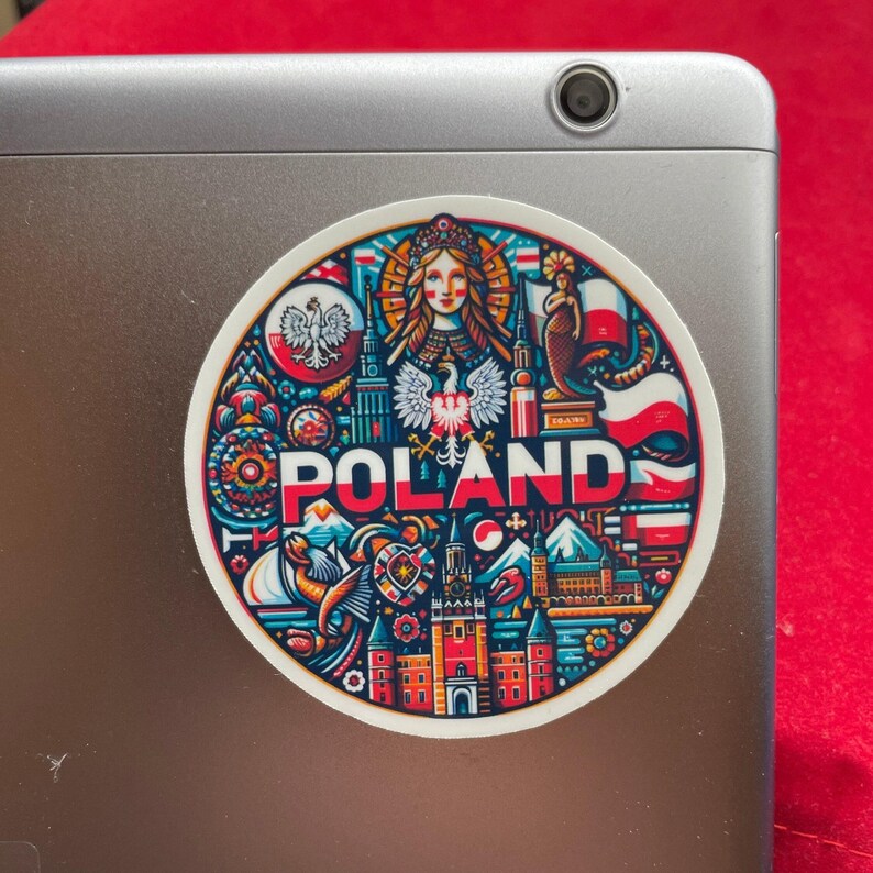 Poland, Stickers, Travel Journal, Weatherproof Sticker, Boarding Pass ...