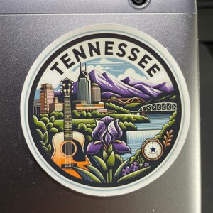 Tennessee, Stickers, Weatherproof Sticker, Travel Journal, Suitcase ...