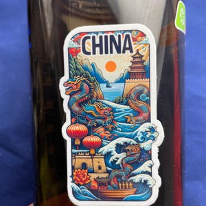 China | China Travel | Waterproof Sticker | Travel Sticker | Suitcase ...