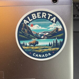 Alberta, Canada, Stickers, Weatherproof Sticker, Travel Journal ...