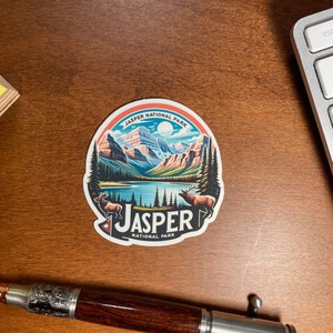 Jasper National Park, Stickers, Waterproof Sticker, Travel Journal ...