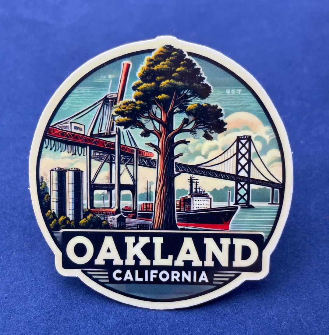 Oakland ,california, Stickers, Weatherproof Sticker, Travel Journal ...