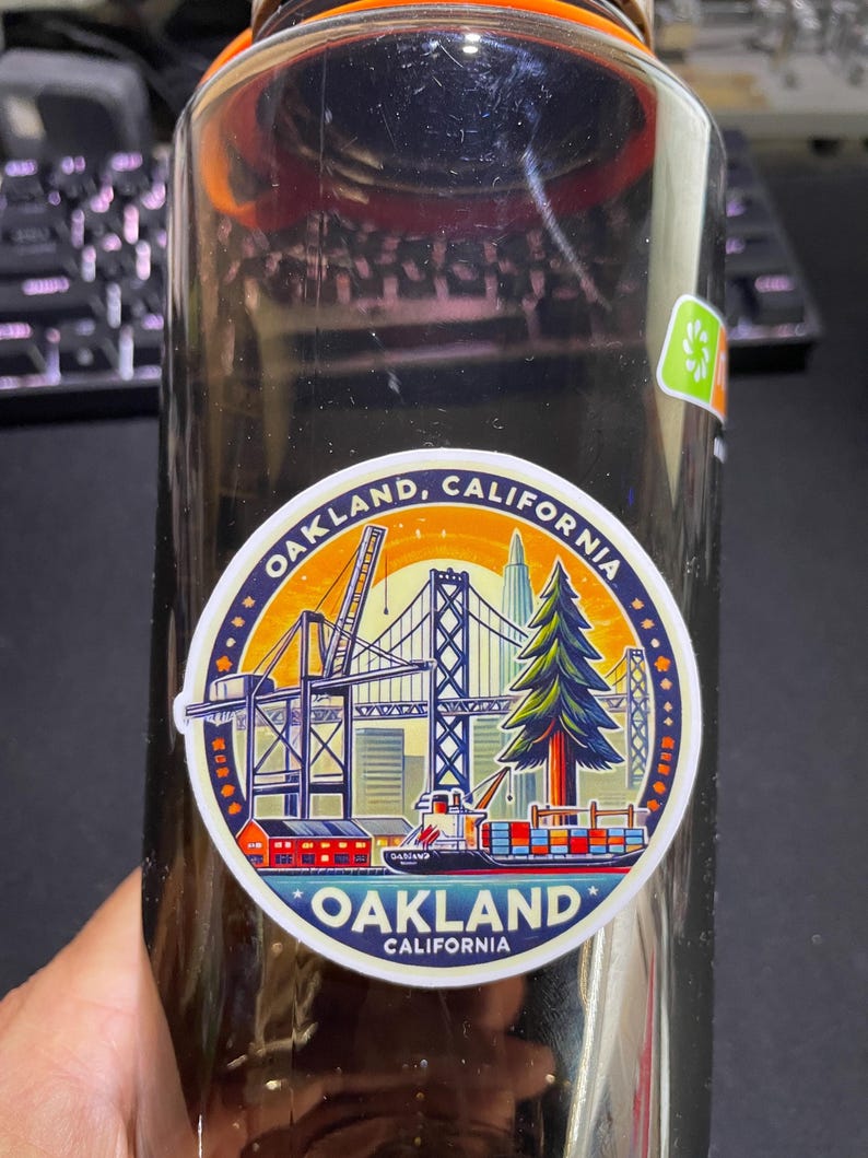 Oakland ,california, Stickers, Weatherproof Sticker, Travel Journal ...